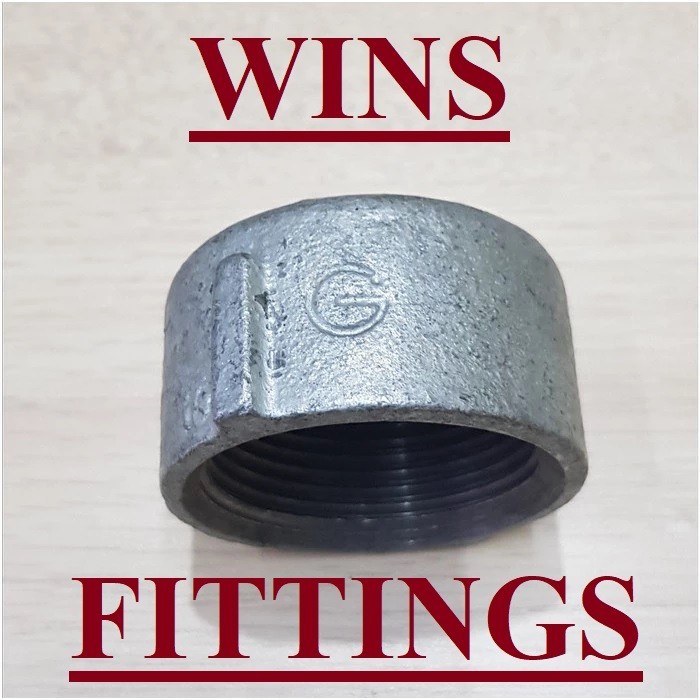 Galvanized Iron Cap 1" Deep Thread Dop 1" 1 inch GIP (G) GLV Galunggung ...