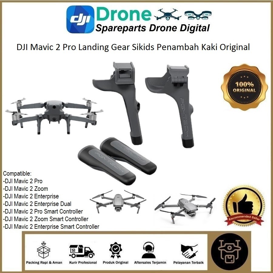 Dji Mavic 2 Pro Landing Gear Skids Front Rear Leg Enhancer Original Mavic 2 Series Arm Landing ...