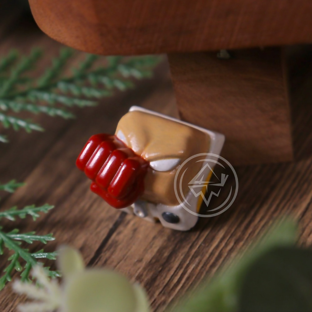 Saitama artisan keycaps one punch man anime keycaps bald hero ...