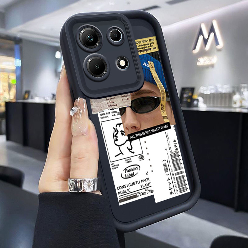 HP Casing For Infinix Note 30 Note 30 Pro Case Simple Character Pattern ...