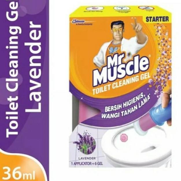 Mr Muscle Toilet Cleaning Gel Closet Wc (1 Applicator + 6 Gels ...