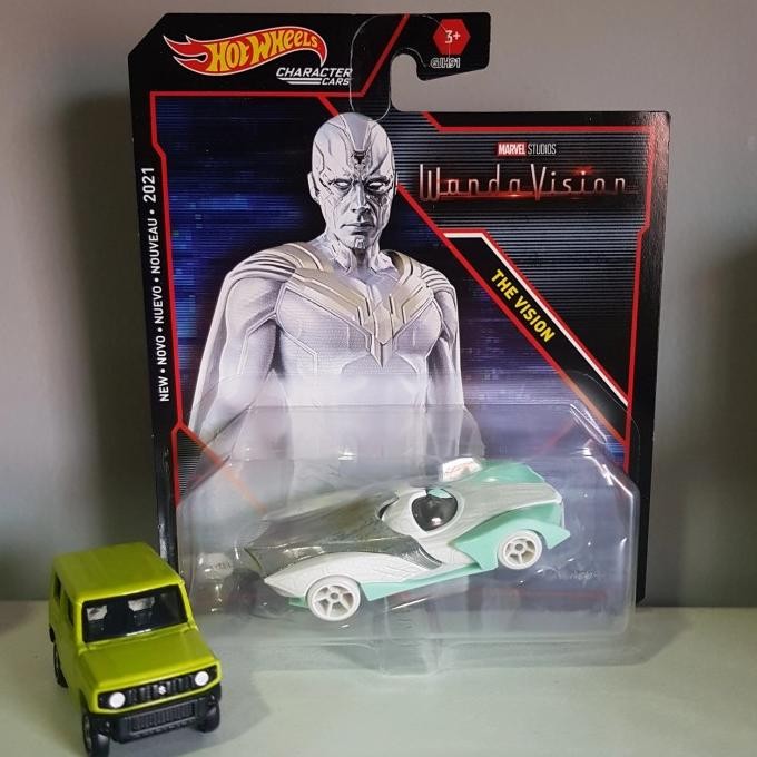 Hot wheels Character Cars Marvel Studios Disney The Vision hotwheels ...