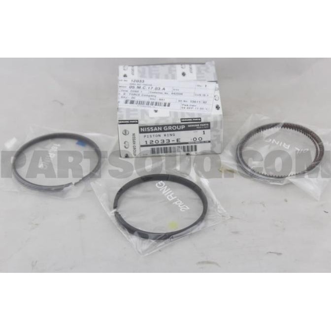 JUKE EVALIA LIVINA L10 L11 Piston Ring Piston Set HR15 100% ORI NISSAN ...