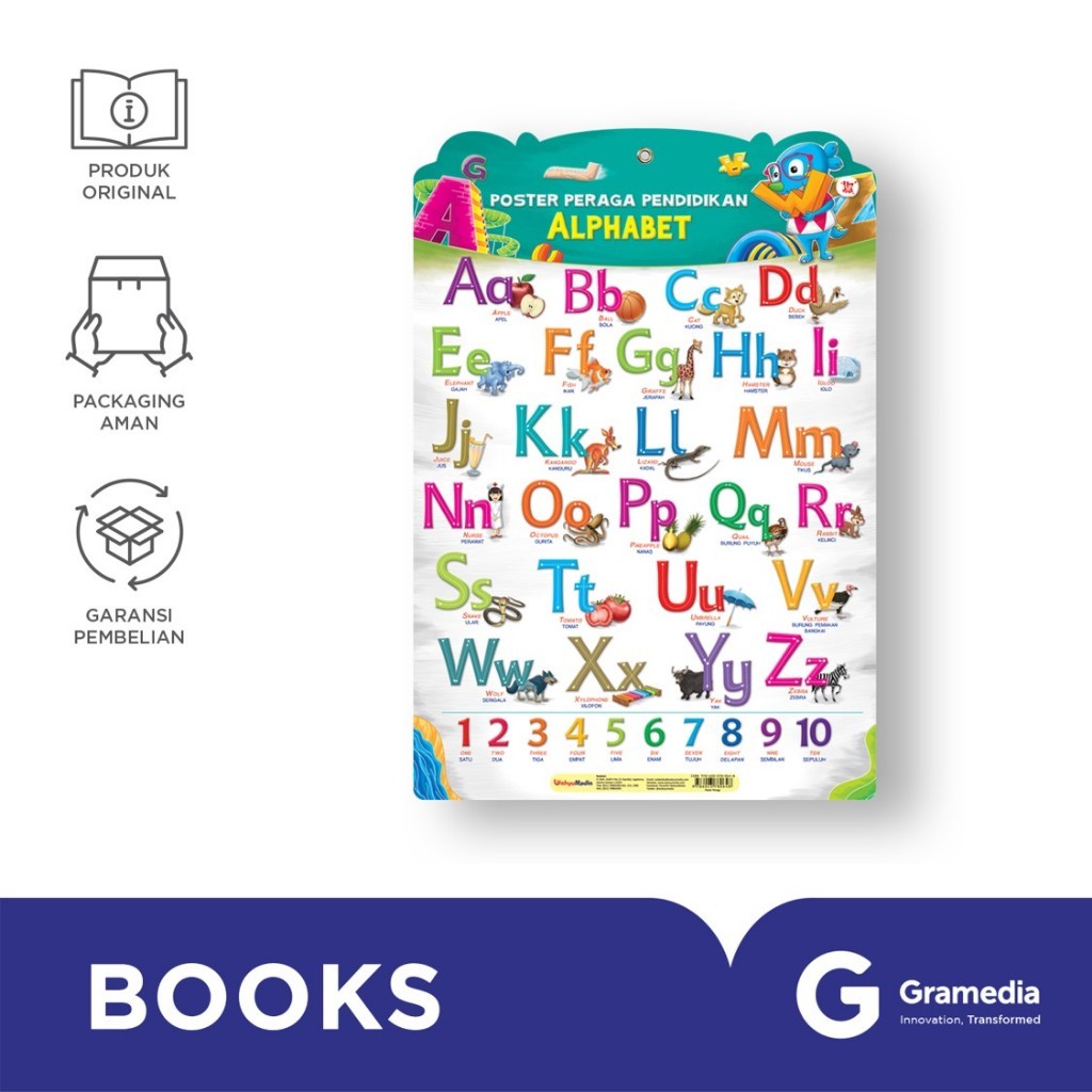 Alphabet EDUCATIONAL DISPLAY Poster | Shopee Philippines