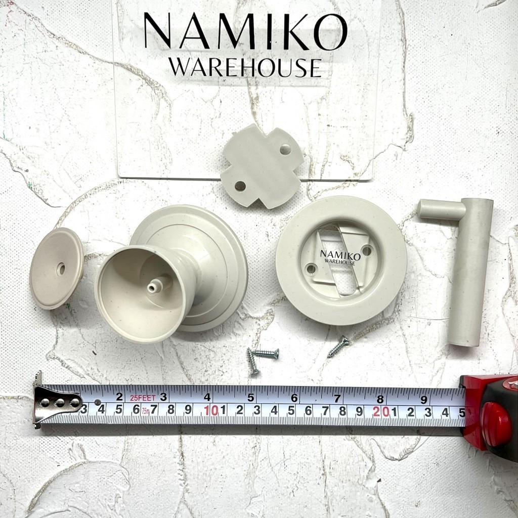 GMP Round PVC Bathroom Door Lock Handle | Shopee Philippines