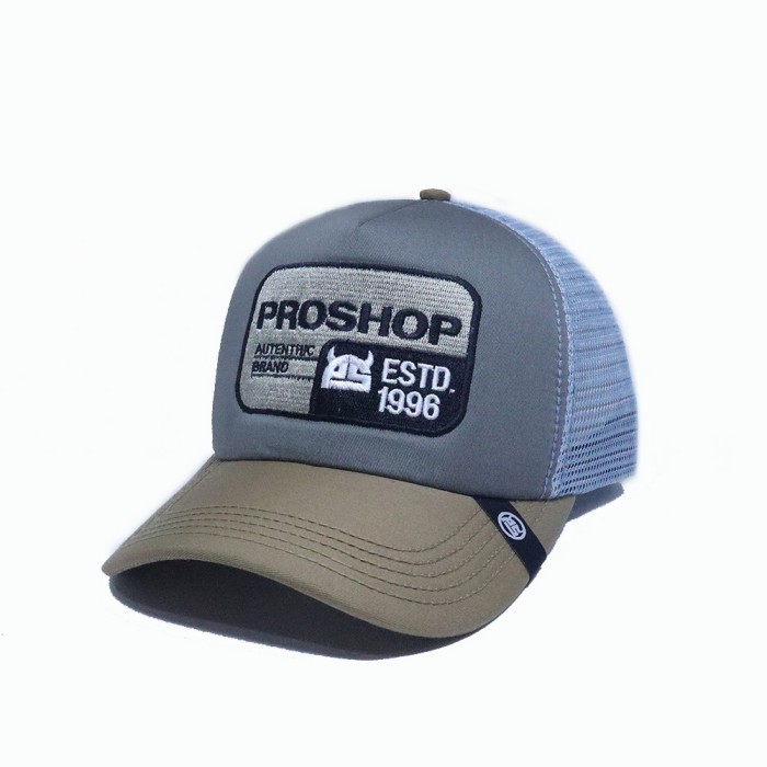 Original PROSHOP Trucker Hat Tan Gray Men's Hat | Shopee Philippines