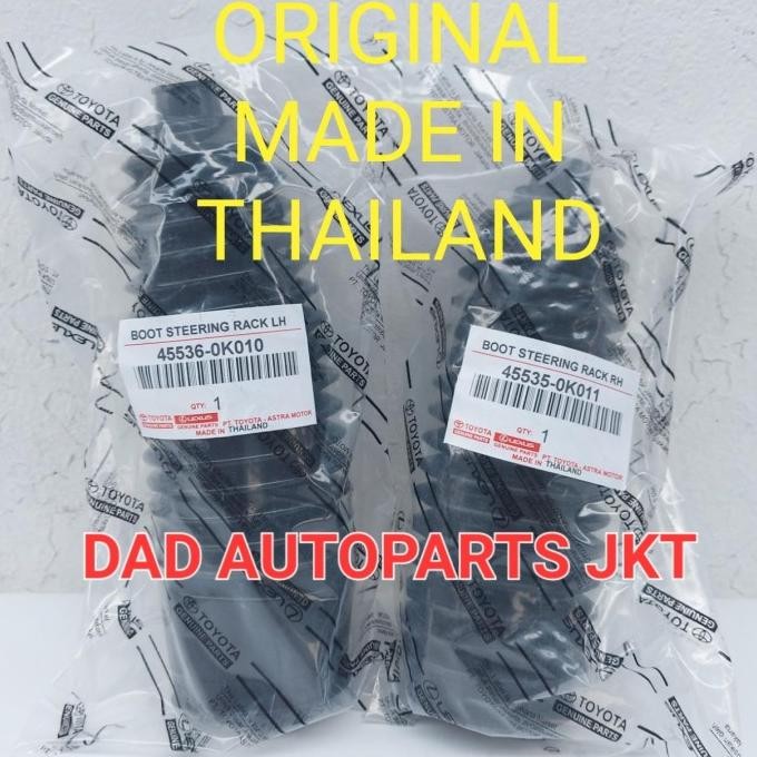 Rubber boot long tierod boot steering innova hilux fortuner | Shopee ...