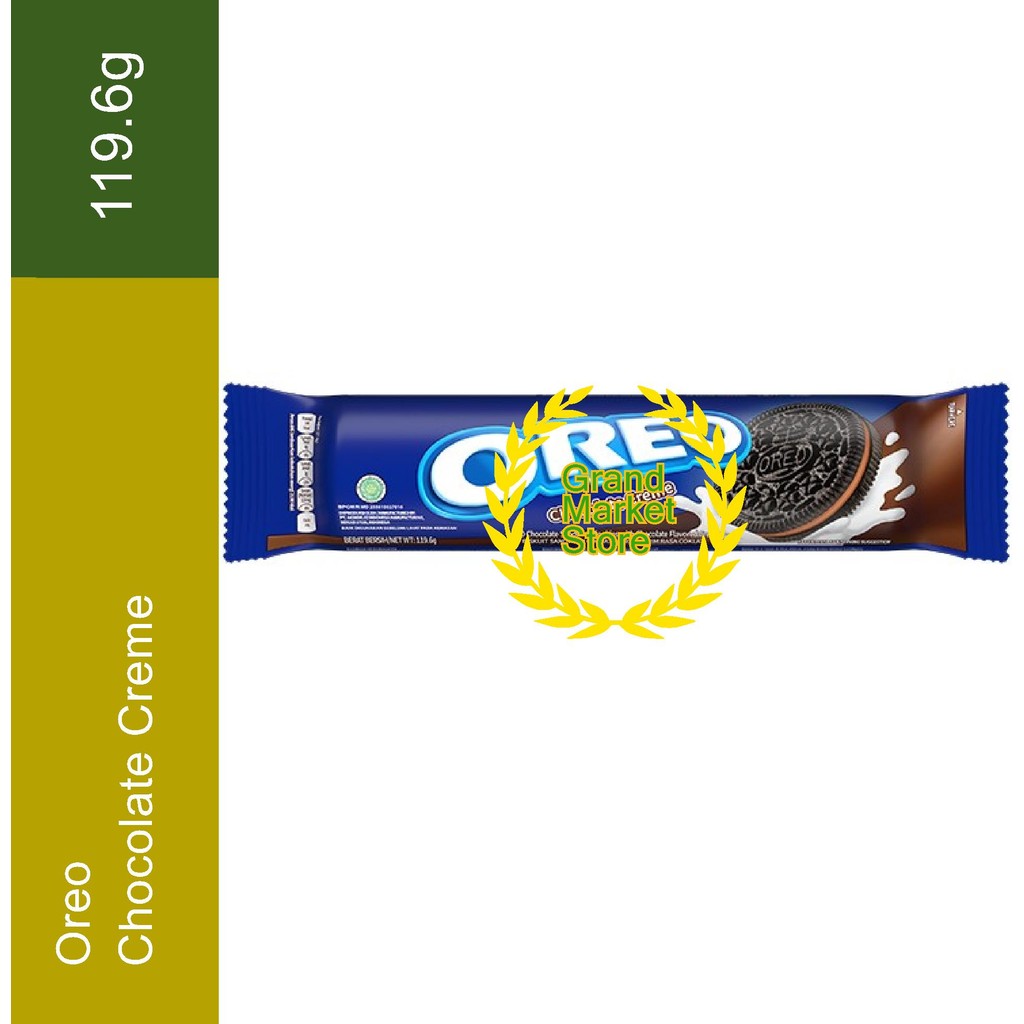Oreo Chocolate Biscuits 119.6g Oreo Chocolate Cream 119g Oreo Chocolate ...