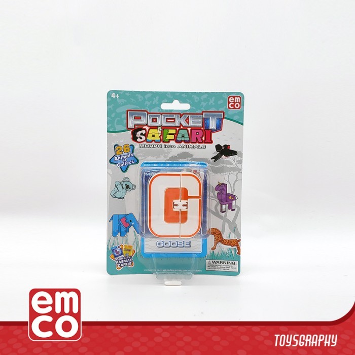 Emco Pocket Safari Goose Letter G Morphers Transformers Robot Animal ...