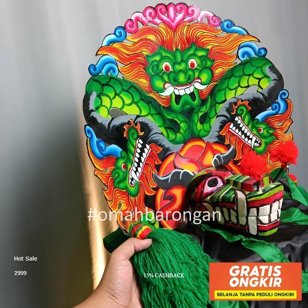 Original Wooden Children's Barongan Full Set Premium Bonus Drum Gondel ...