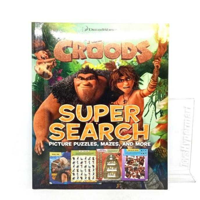 The Croods Super Search Picture Puzzle Maze and More Book Book | Shopee ...
