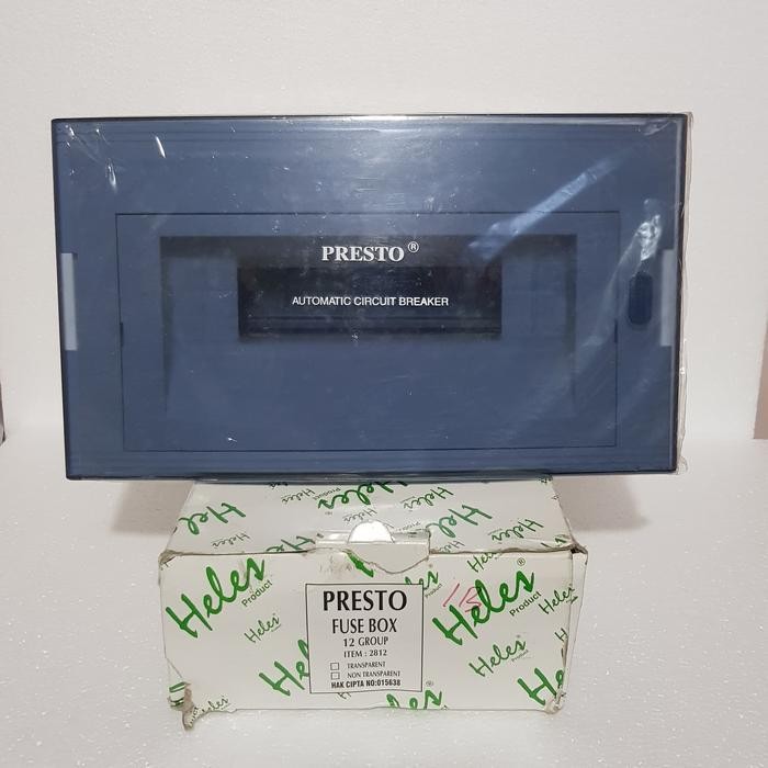 Presto Mcb Box / Fuse Box / Presto Fuse House 12 Group / 12 Modules ...
