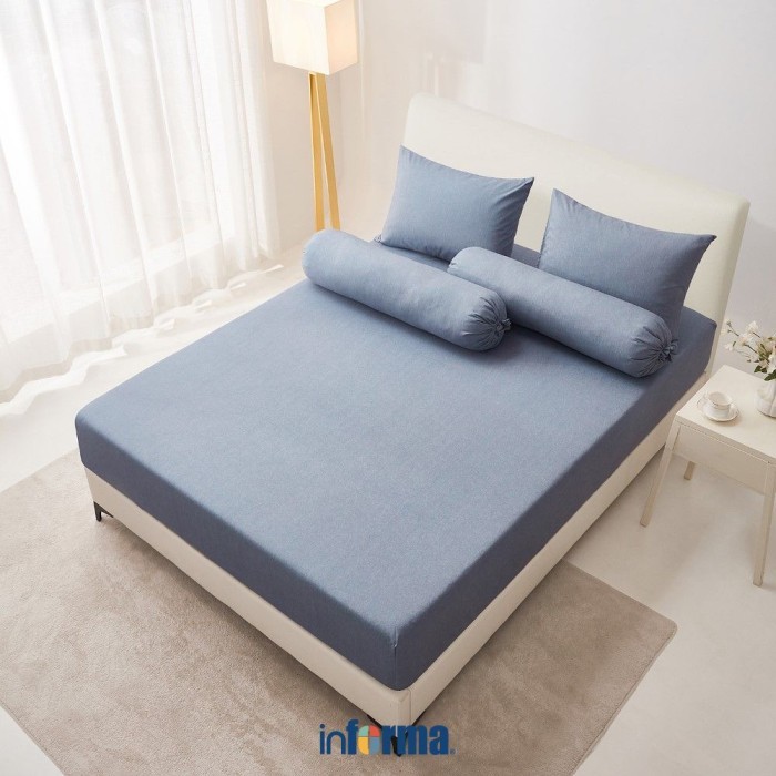 Informa 120X200 cm Set of 3 Pcs Double Microfiber Yoda Sheets - Navy ...