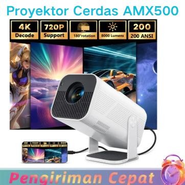 AMX500 4K Ultra HD Android Version H713 1080P Smart Projector | Shopee ...