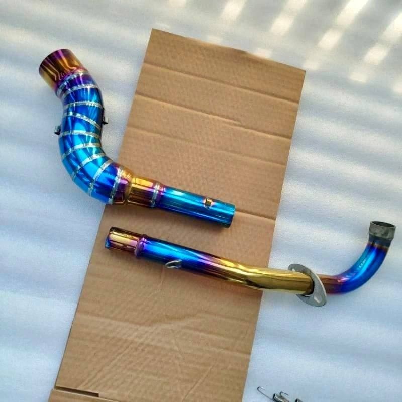 Exzos open 28mm racing manifold Muffler exhaust for ex5 kriss110/125 ...