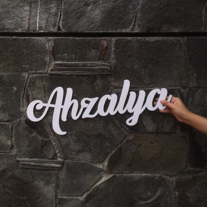 Custom Wall Name 40 cm | Shopee Philippines