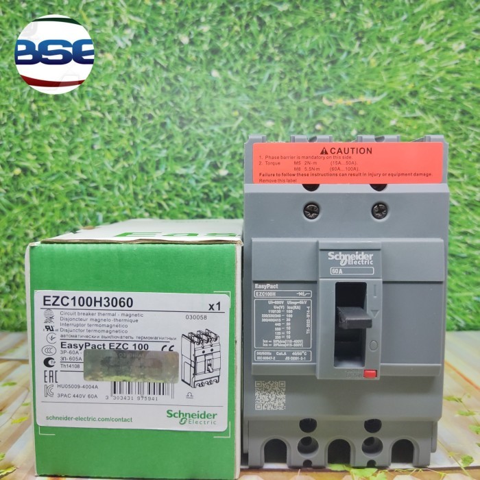 Selling Mccb Ezc / Breaker Easypact Schneider Ezc100H 3P 60A ...