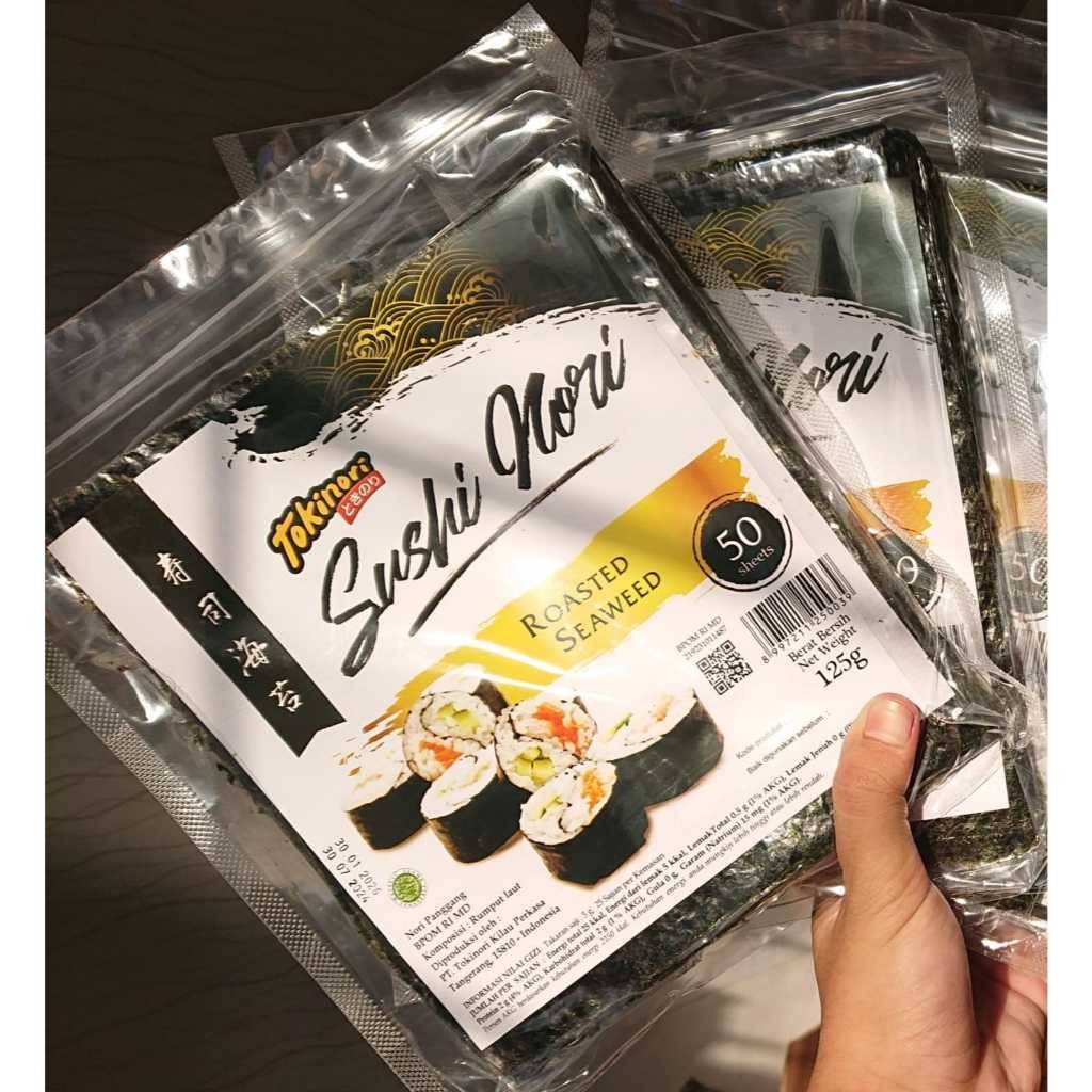 Tokinori Sushi Nori Seaweed Seaweed 50 sheets/sheet | Shopee Philippines