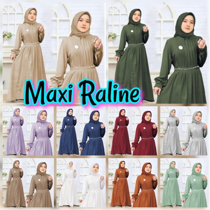 Beautiful Maxi Muslim Gamis for Teenage Girls, Princess Raline | Shopee ...