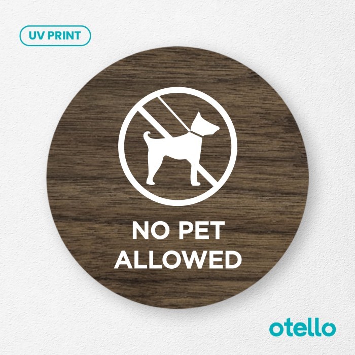 Signage No Pet Allowed Sign Board Animals Prohibited from Entering ...