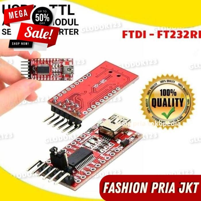 FTDI FT232RL FT232 USB TO TTL SERIAL CONVERTER ADAPTER MODULE BY PRIA ...