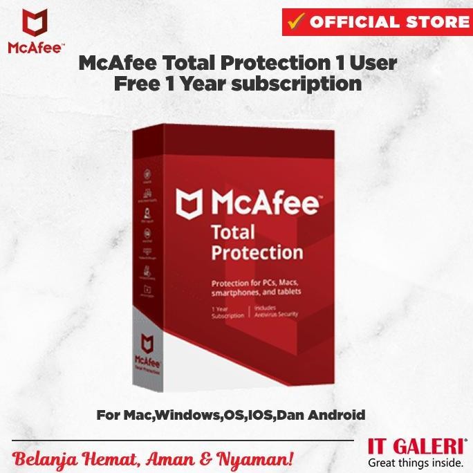 Software Anti Virus Mcafee Total Protection | Shopee Philippines