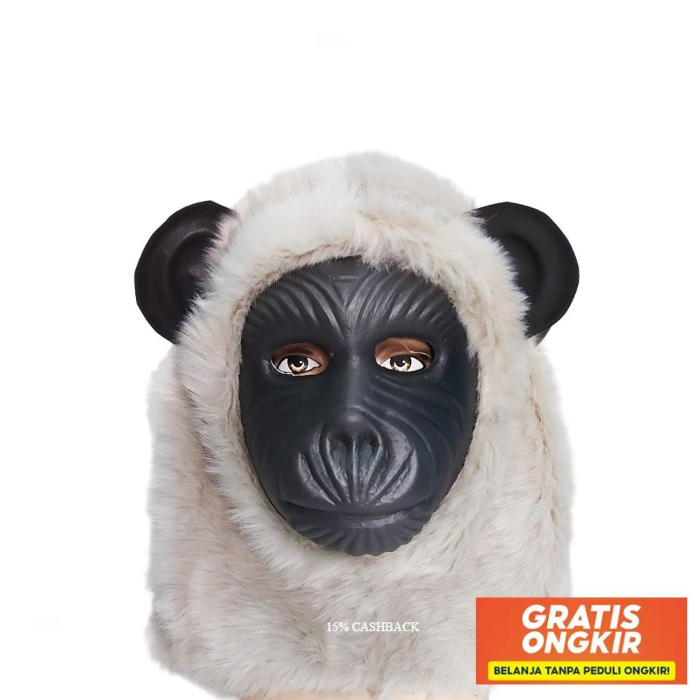 Gorilla Monkey Mask Feather Monkey Character Mask | Shopee Philippines
