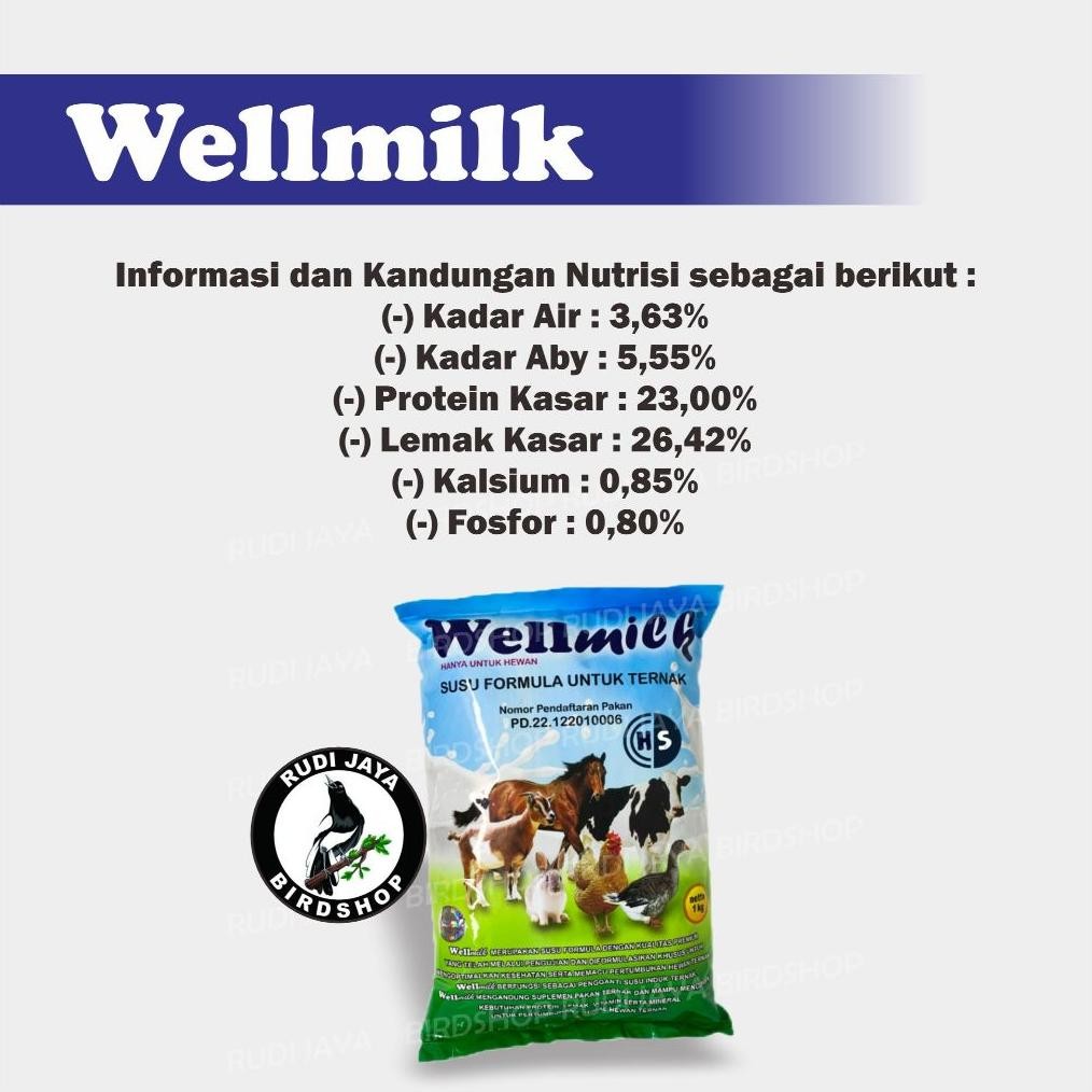 HIJAU As23 Un04 Wellmilk 1 Kg Well Milk Replacer Milk Pagganti ...