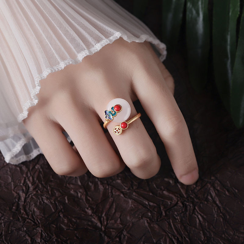 Niche Design Chinese Cloud Pattern Ring New Style High Level | Shopee ...