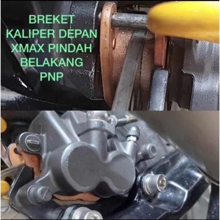 Original Xmax Front Rear Caliper Bracket | Shopee Philippines