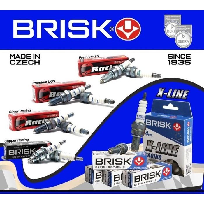 Racing Xmax 250cc Motorcycle Spark Plugs Brisk X-line COR10-X9 Spark ...