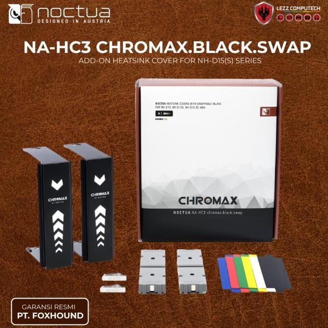 NOCTUA NA-HC3 CHROMAX BLACK SWAP | ADD-ON HEATSINK COVER FOR NH-D15(S) 1904T | Shopee Philippines