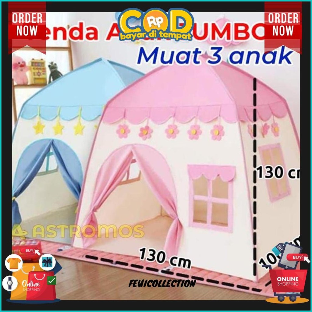 TENDA Children's Tent, House Tent, Camping Tent, Character Tent, Castel ...
