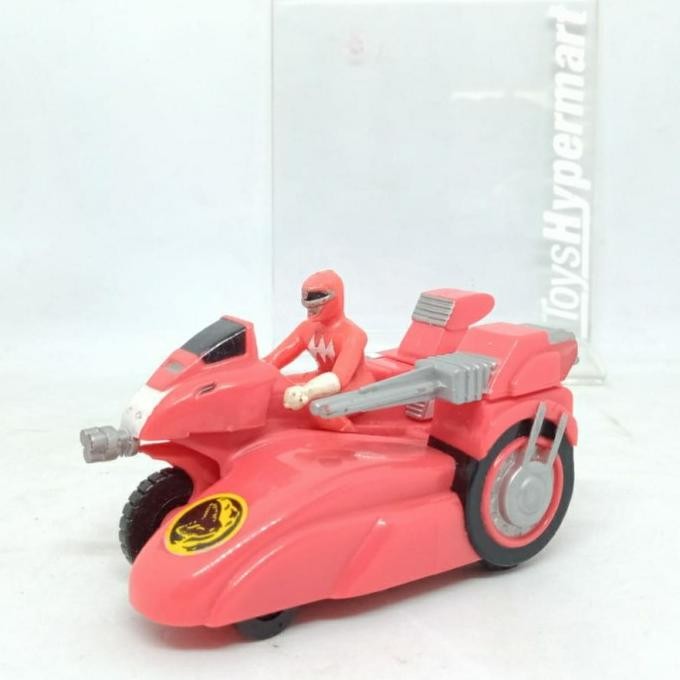 ORIGINAL Power Rangers Red Ranger Figure with Motorcycle Saban | Shopee ...