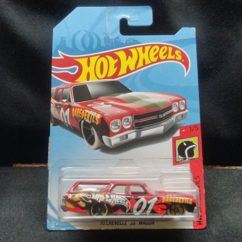 MERAH Hotwheels '70 Chevelle SS Wagon Red HW Daredevils | Shopee ...