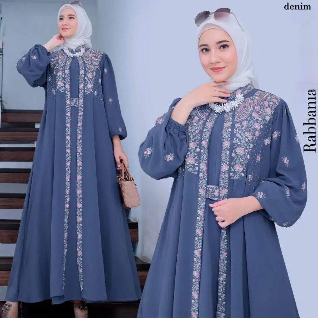 Gamis Dress for Adult Women Sysri Release 2025 Party Invitation Dress ...