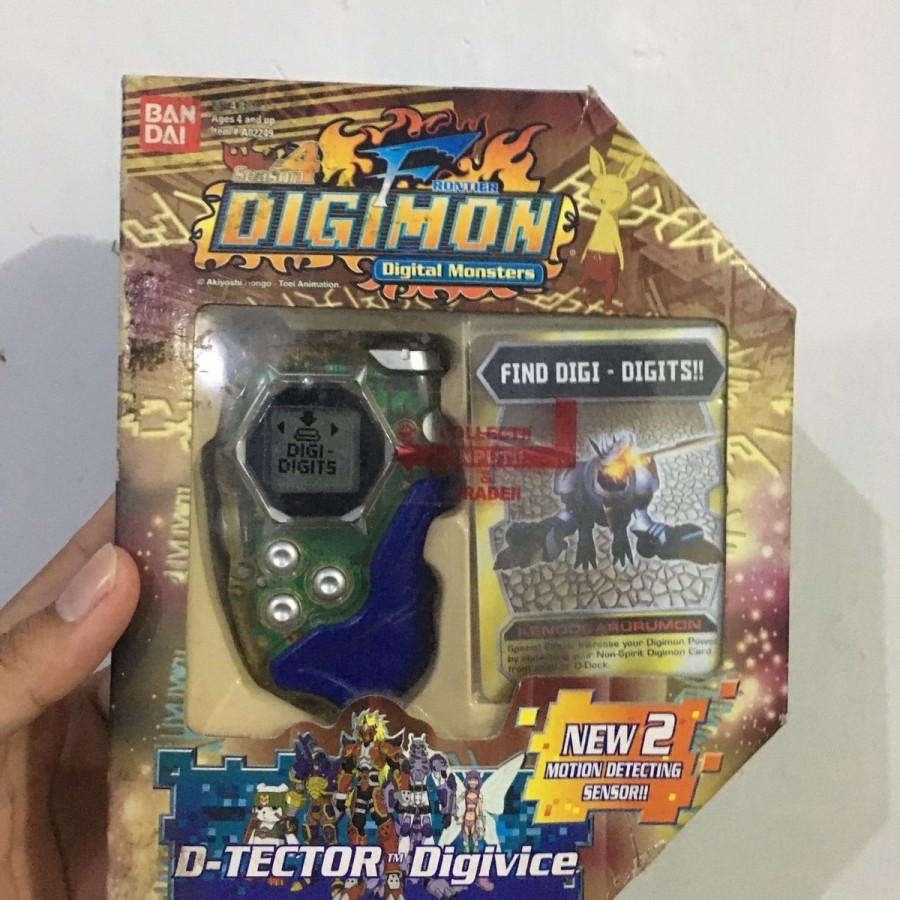 BANDAI DIGIMON Digivice GEAR FRONTIER D'TECTOR VERSION 2 CLEAR BLUE ...