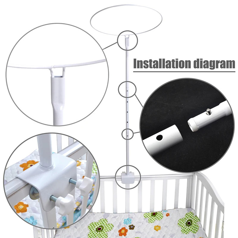 Poles for bed nets - mosquito net poles - Clip On baby box poles ...