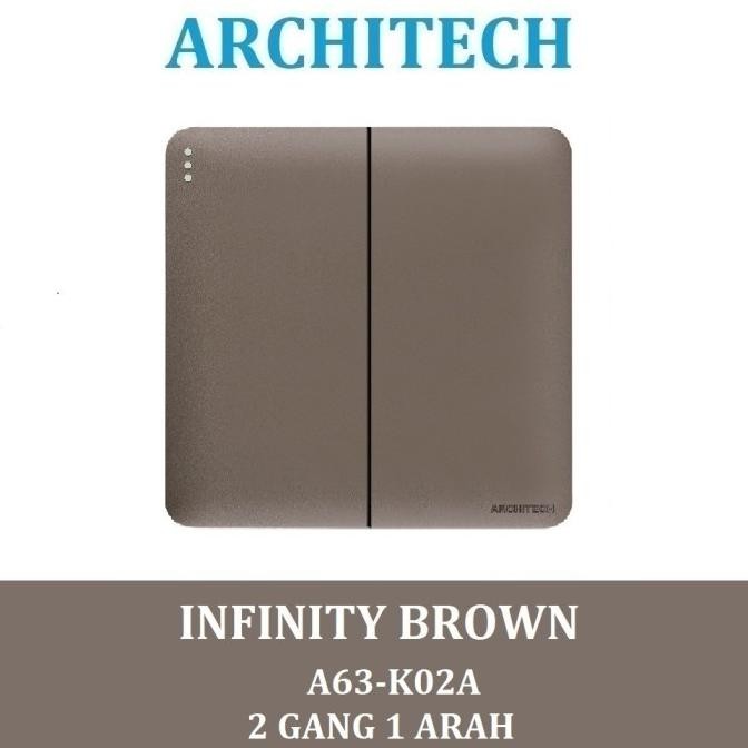 ARCHITECH INFINITY A63 BROWN SWITCH / BROWN LIGHT SWITCH / ELITE SWITCH ...