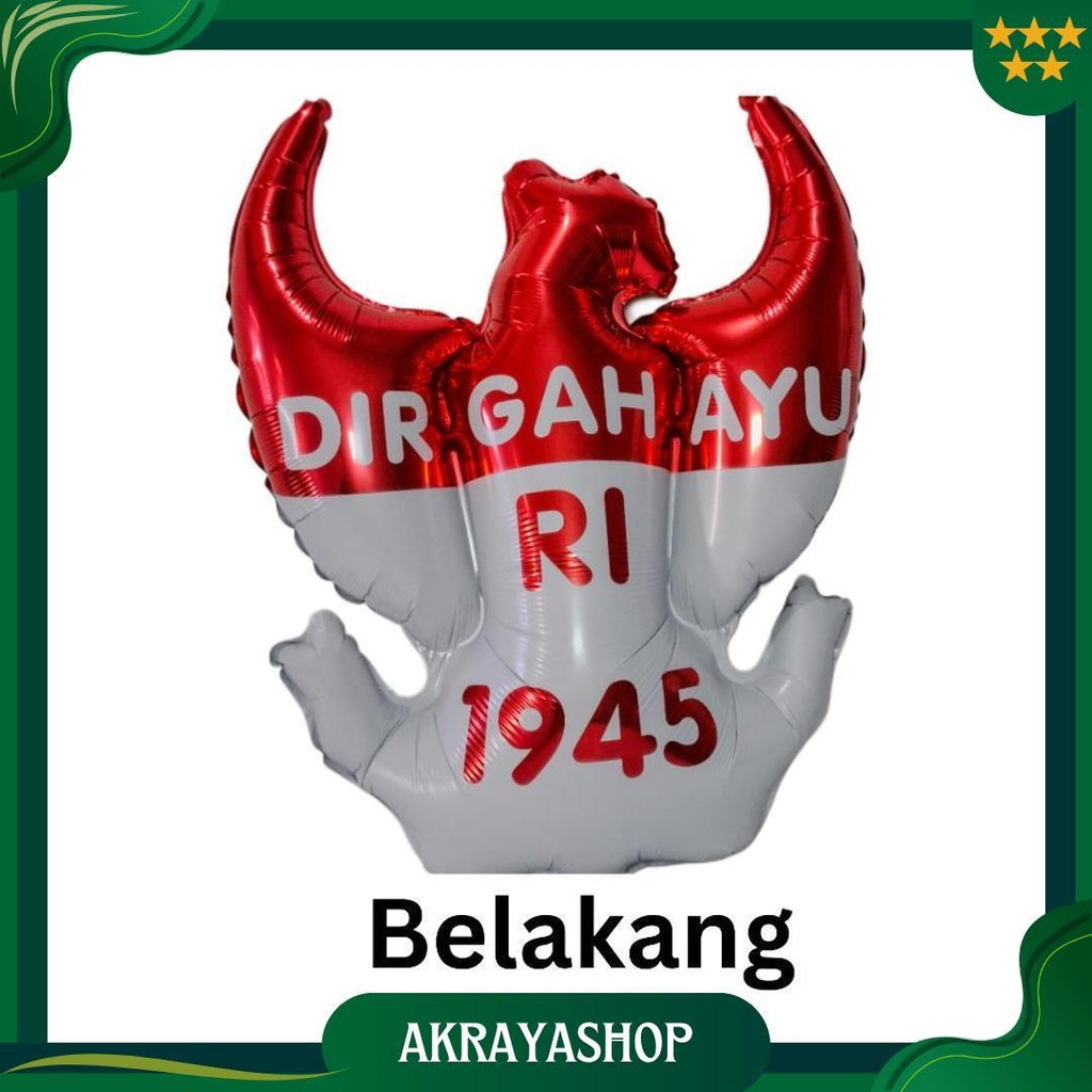 Foil Balloon Garuda Dirgahayu Ri Hut Merdeka Puncak | Shopee Philippines