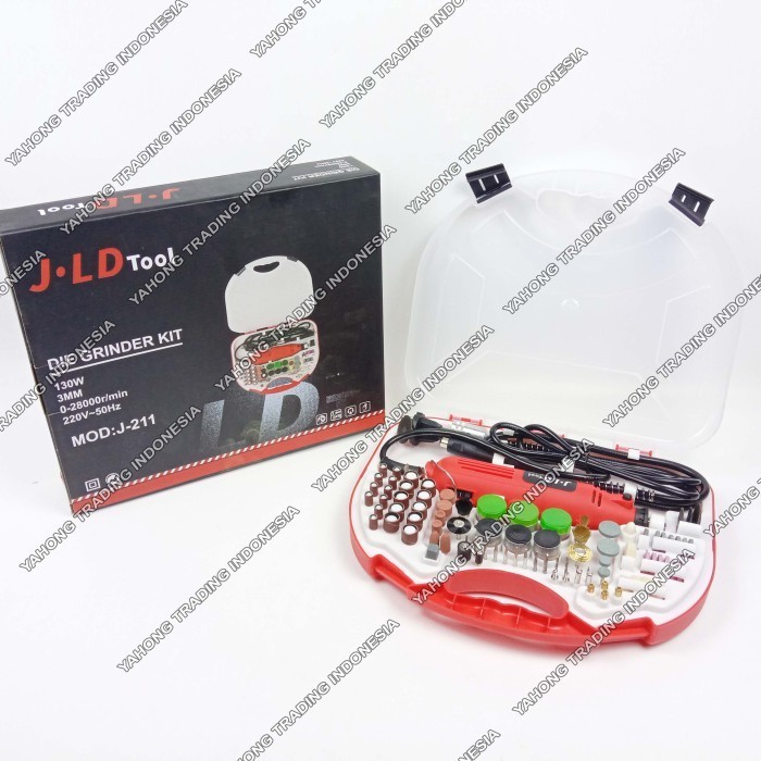 MESIN Die Grinder Kit JLD J 211 Mini Grinding Machine 95 pcs set ...
