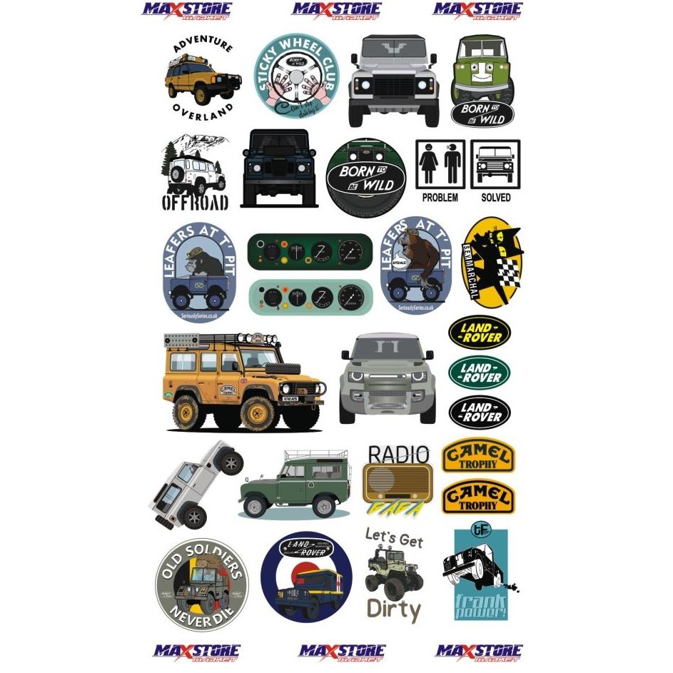 Land rover sticker set | Shopee Philippines