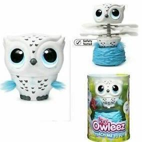 OWLEEZ WHITE Spin Master Animal Toy, original flying animal robot ...