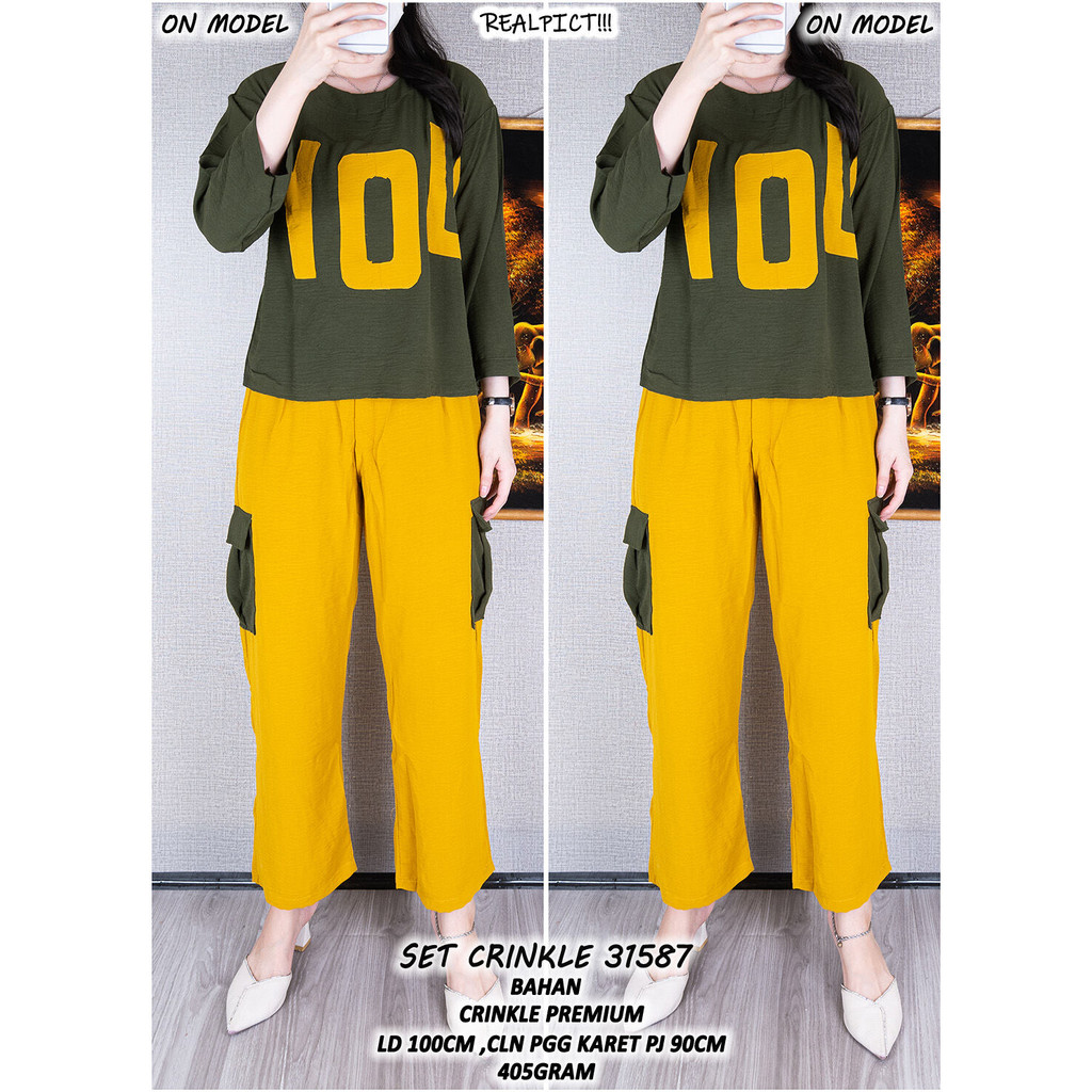 CRINKLE SET 31587 (ALWAYS STOCK READY) | Shopee Philippines