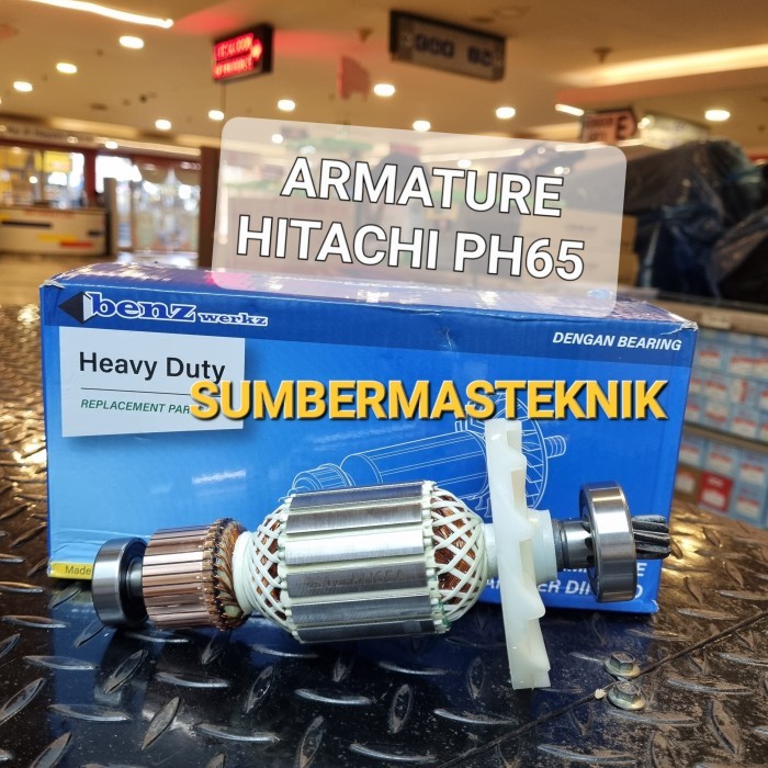 MESIN ARMATURE PH 65 HITACHI ANGKER MACHINE JACK HAMMER HITACHI PH65 BENZ | Shopee Philippines