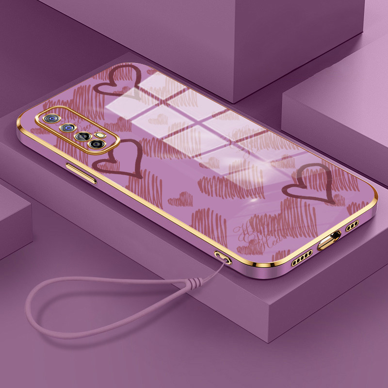 Casing Hp For Realme 7 7i 7 Pro C17 Narzo 20 Pro Case Cinta Cartoon ...