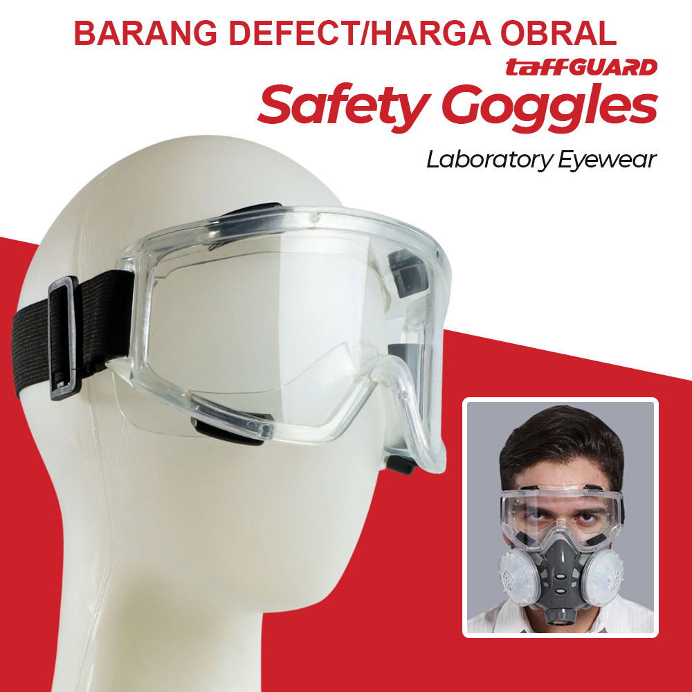 TaffGUARD Safety Goggles Work Laboratory Eyewar (DEFECT/SALE) | Shopee ...