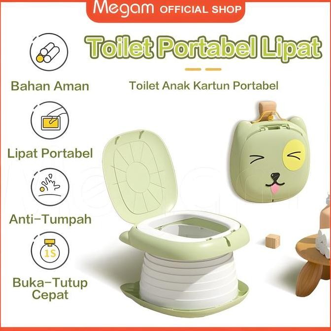 Megam Large Children's Sitting Toilet Portable Baby Potty Training ...