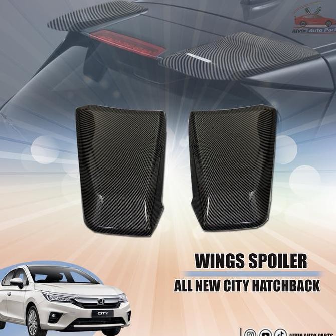 SPOILER ALL NEW CITY HATCHBACK MODULE CARBON Limited Original | Shopee ...
