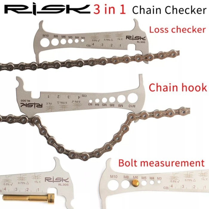 Risk Chain Checker Tool Bicycle Chain Measuring Tool | Shopee Philippines